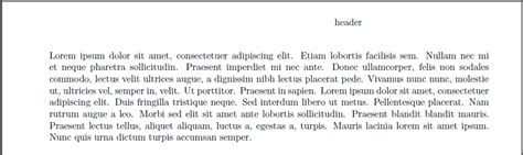 Fancyhdr Right Align Header Not Working TeX LaTeX Stack Exchange