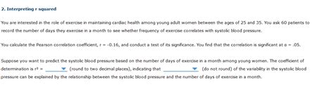 Solved 2 Interpreting R Squared You Are Interested In The