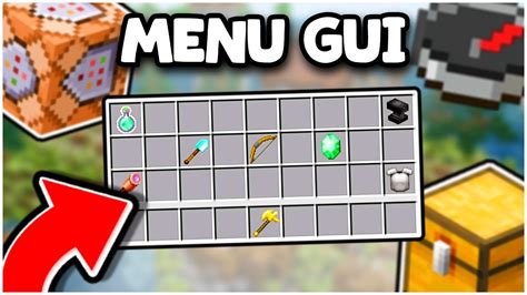 Faire Un Menu Gui Sur Minecraft Bedrock En 121 💻 Youtube