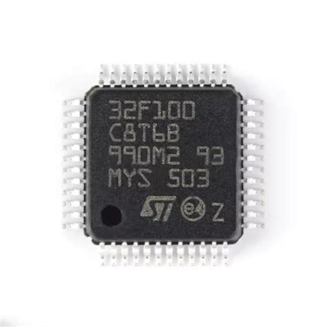 Stm32f100 Stm32f100c8t6b Stm32f100cbt6b Qfp48 The Microcontroller