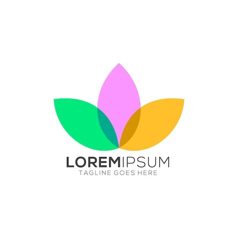 Premium Vector Vector Colorful Three Leaf Design