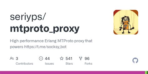 Github Seriypsmtprotoproxy High Performance Erlang Mtproto Proxy That Powers Tme