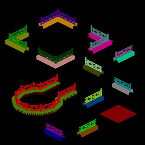Architecture Brothels Platform Model TurboSquid