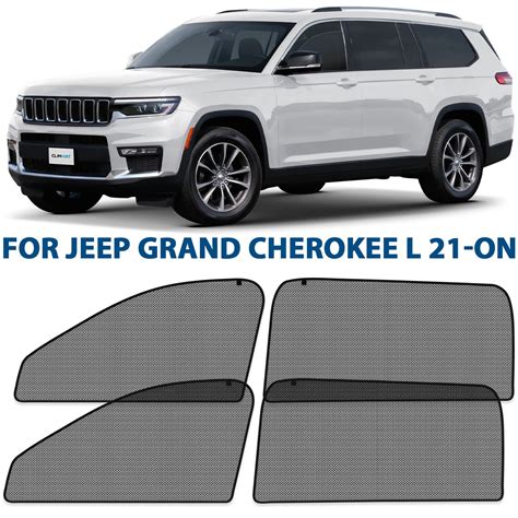 Clim Art Magnetic Car Window Shades For Jeep Grand Cherokee L 2021 2026