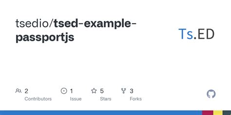 Tsed Example Passportjssrcmodelstaskts At Master · Tsediotsed Example Passportjs · Github