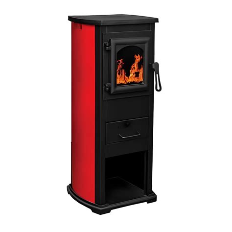 Піч з варильною поверхнею Termo Sistem Tehnika Klasik Lux 6 8 кВт Бордовий • Краща ціна в Києві