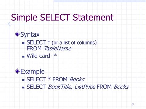 PPT - Database Queries and Structured Query Language (SQL) PowerPoint Presentation - ID:5143176