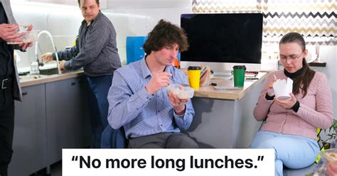 Employee Took Long Lunches To Cut Down On How Much Overtime He Would Be
