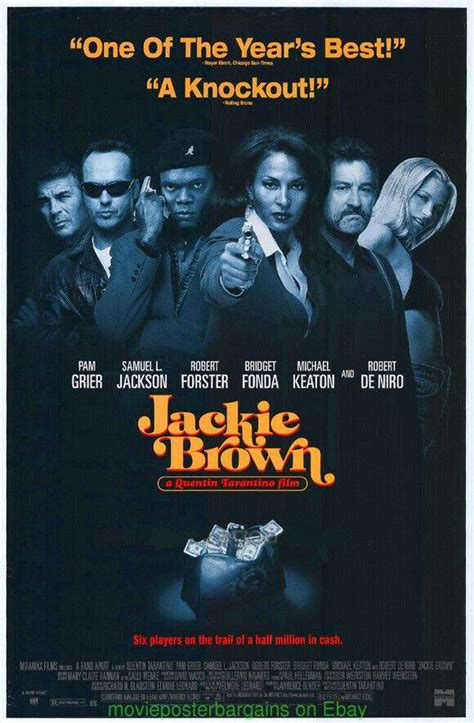 Jackie Brown Movie Poster Original 27x40 Video Store One Sheet Robert