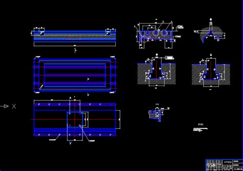 铣削组合机床及其工作台设计 Autocad 2004 模型图纸下载 懒石网