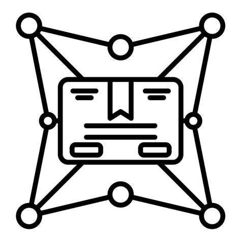 Blockchain Line Icon 14807630 Vector Art At Vecteezy