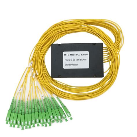 High Quality X Mode PLC Splitter With SC APC Connector
