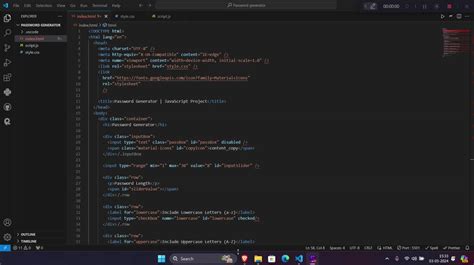 Video Vishal Ogale On Linkedin Passwordgenerator Html Css Javascript Passwordsecurity