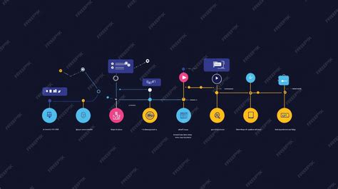 Process Flow Diagram Showing A Customer Journey From Awareness To Advocacy Premium Ai