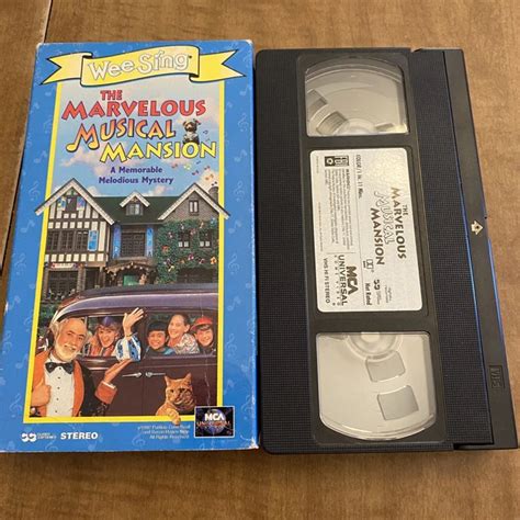 Wee Sing Marvelous Musical Mansion Vhs Video Live Action Melodious Mystery £522 Picclick Uk
