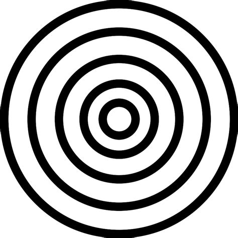 Dart Board Vector SVG Icon SVG Repo