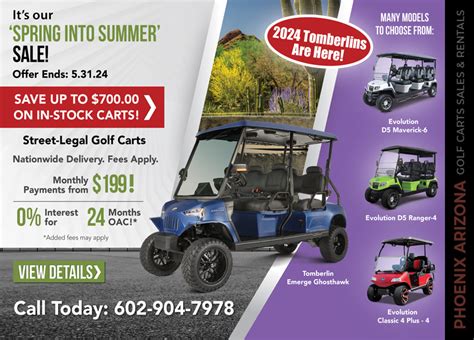 Finance Phoenix Arizona Golf Carts