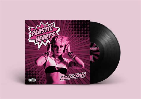 Miley Cyrus Plastic Hearts Vinyl Concept On Behance