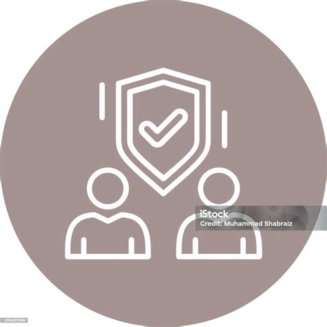 Reliability Line Multi Circle Color Stock Illustration Download Image