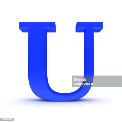 흰색 배경에 U 문자 파란색 3d 3차원 대문자 기호 0명에 대한 스톡 사진 및 기타 이미지 0명 3차원 형태 대문자 Istock