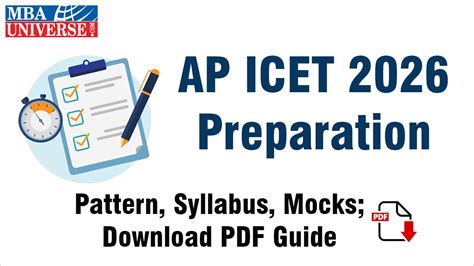 Ap Icet 2026 Preparation Pattern Syllabus Mocks Pdf Guide