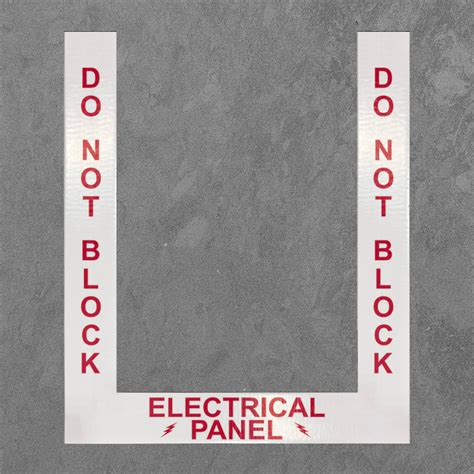 Superior Mark® Electrical Panel Border 4 2 36 Strips 1 24