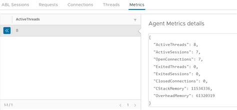 Get Agent Metrics Prodiscoverer Tools Documentation