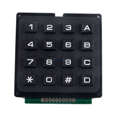 Buy X Matrix Keyboard Keypad Module Use Key PIC AVR Stamp Sml X Plastic Keys Switch For