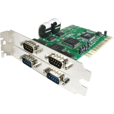 Startech Com Com 4 Port Pci Rs232 Serial Adapter Cardpciserial4