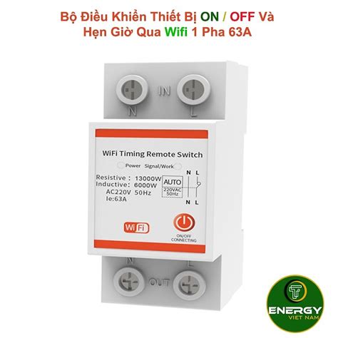 Bộ Điều Khiển Bật Tắt Và Hẹn Giờ Thiết Bị Điện Qua Wifi Thiết Bị Điện Wifi Tiki