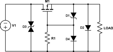 Circuit Analysis N Channel MOSFET Reverse Voltage Protection Proposal Electrical Engineering