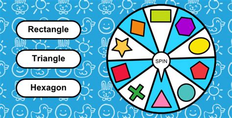 Shapes Wheel Educational Game Html5 Game Construct 23 Gplcodenet