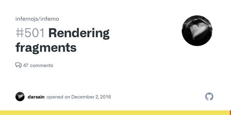 Rendering Fragments Issue Infernojs Inferno GitHub