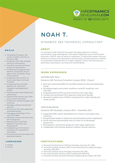 Microsoft Dynamics 365 Project Implementation Plan