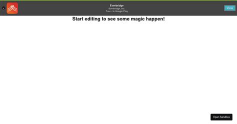 React App Banner Forked Codesandbox