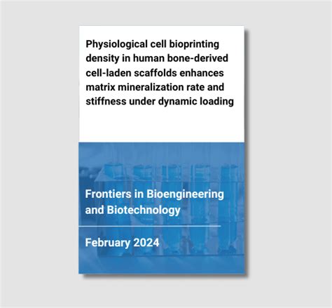Enhanced Mineralization In 3d Bioprinted In Vitro Bone Models