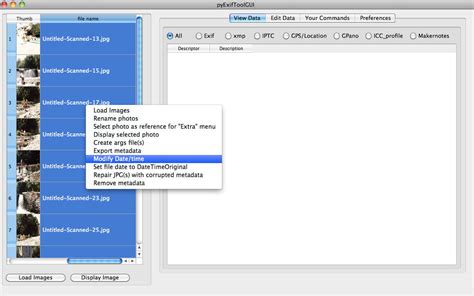 Pyexiftoolgui A Cross Platform Python Pyside Gui For Exiftool