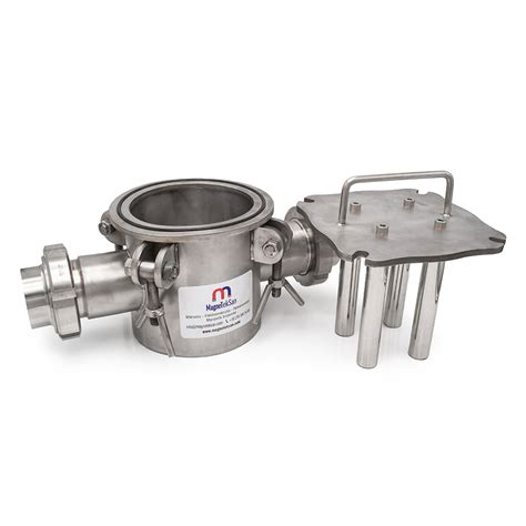 Dn65 Neodium Magnetic Filter Gland Connection 316l Stainless