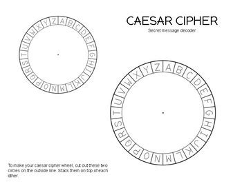 Cipher Wheel Spy Party Favors Escape Room Prop Encoder Decoder Hidden Message Game Code Wheel
