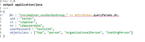 Mule 4 LDAP Operations