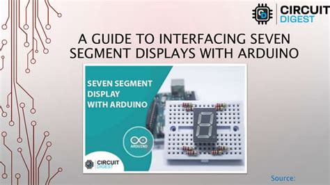 How To Interface A Seven Segment Display With Arduino Pptx