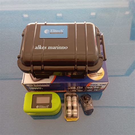 Bagaimana Cara Menggunakan Oxymeter Elitech Fox 1 Alkes Marinno