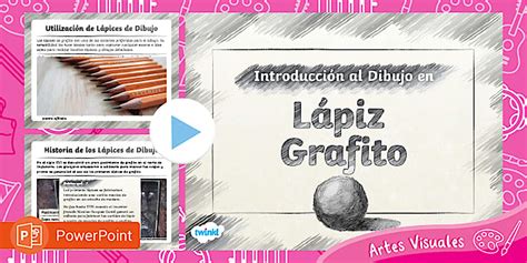 Powerpoint Dibujo Lápiz De Grafito Artes Visuales