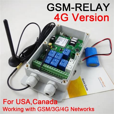 GSM RELAY GSM Remote Controller Seven Channel Relay Output With Power Failure Alarm G