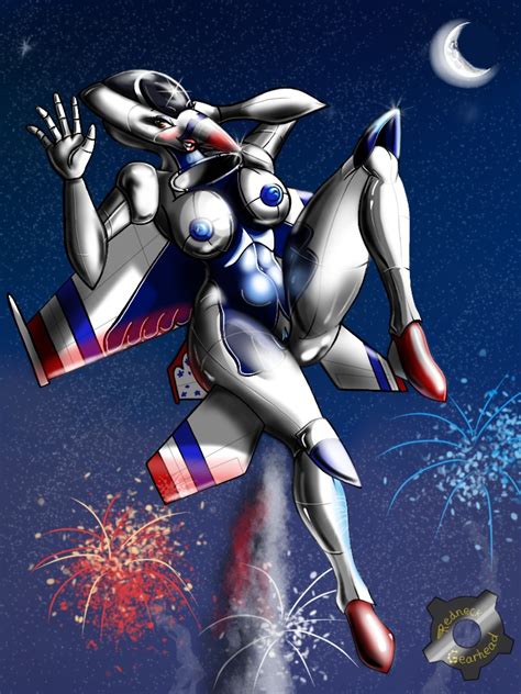 Rule 34 Aeromorph Anthro Big Breasts Blush Breasts Brown Eyes Crescent Moon Female Fireworks