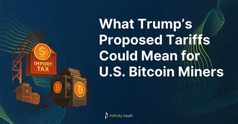 What Trumps Proposed Tariffs Could Mean For Us Bitcoin Miners