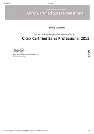 Certificate CCSP PDF