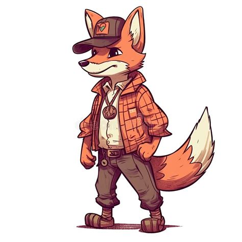 Anthropomorphic Fox