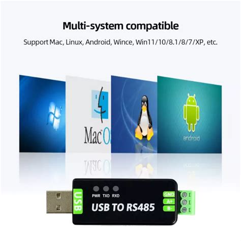 USB TO RS Serial Port Converter PWR TXD RXD Indicator Communication Module PicClick AU