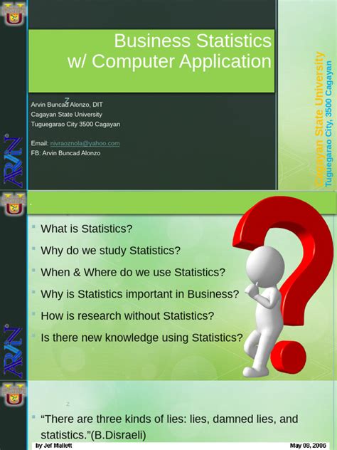1 Business Statistics Intro Pdf Statistics Sampling Statistics